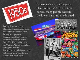 Bus Stop Set Design by Makayla Gatson-1159023 | PPT