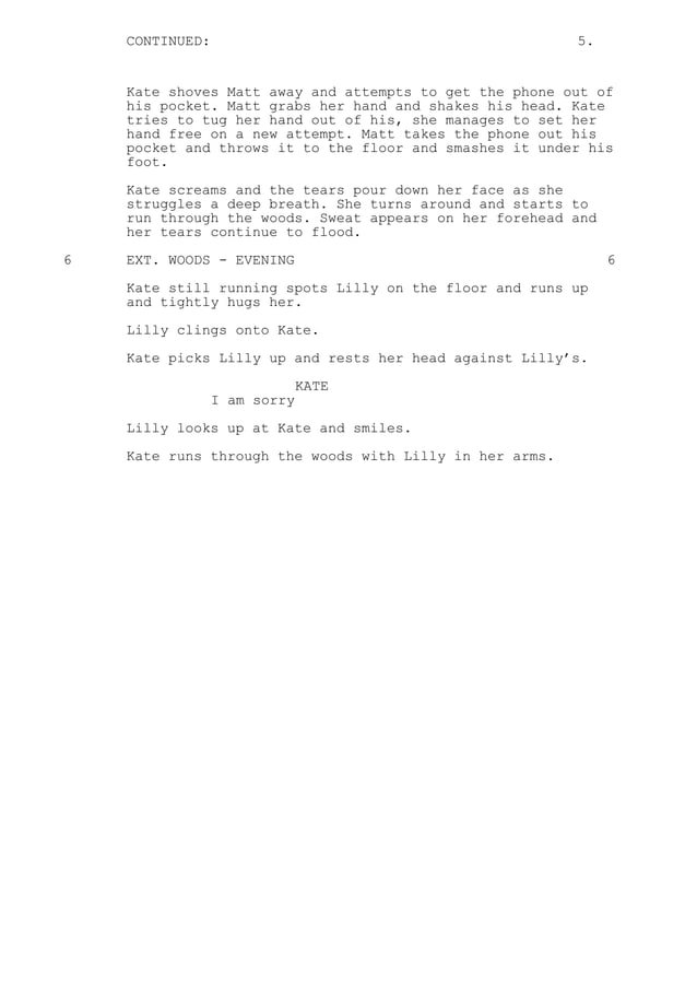 script draft 5 | PDF