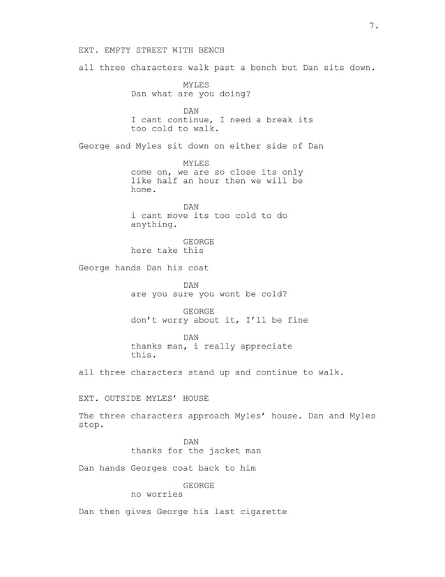 Bus stop script draft 2 | PDF