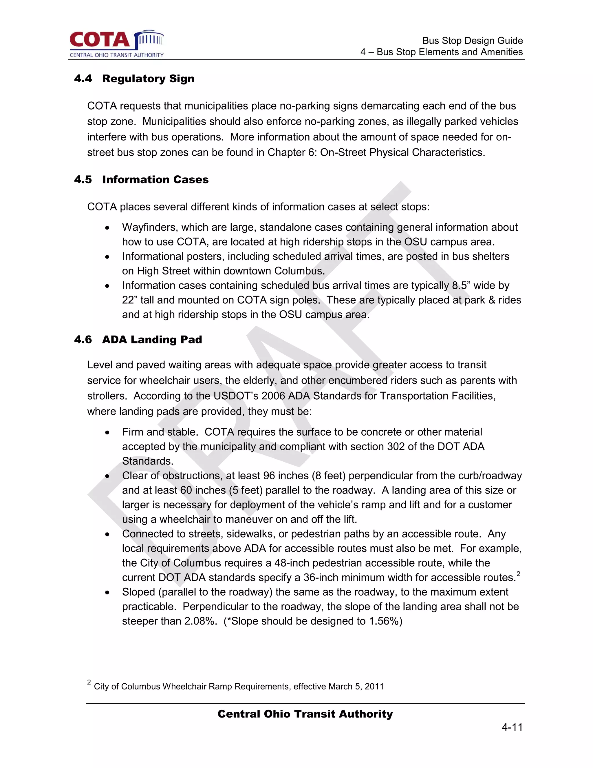 Bus stop standards_manual_draft_final_sept18-2013 | PDF
