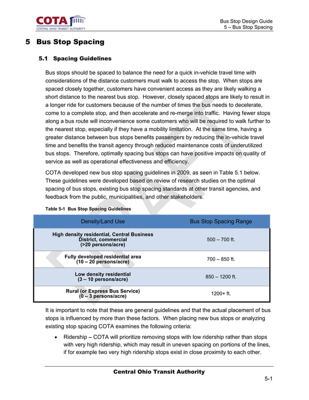 Bus stop standards_manual_draft_final_sept18-2013 | PDF