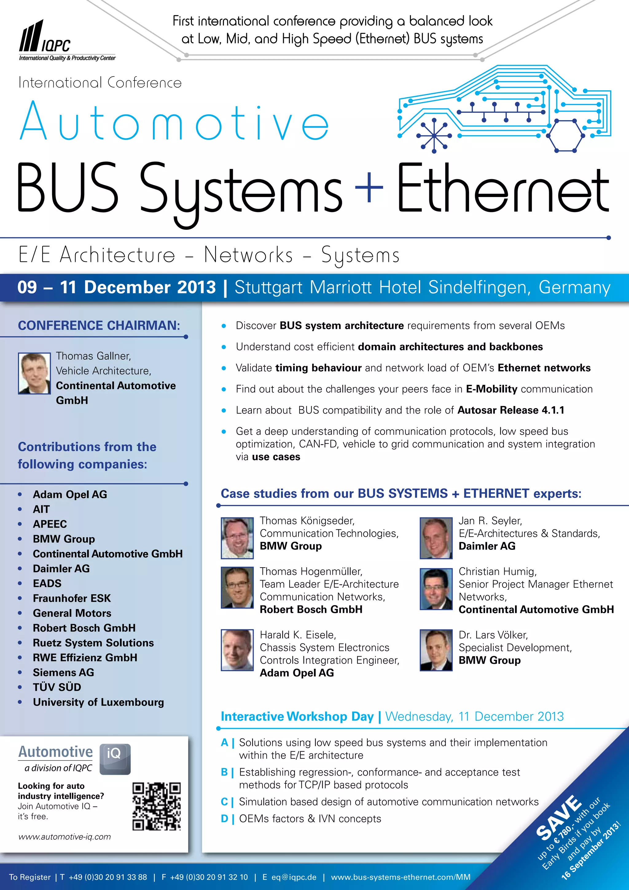 International Conference Automotive BUS Systems + Ethernet | PDF