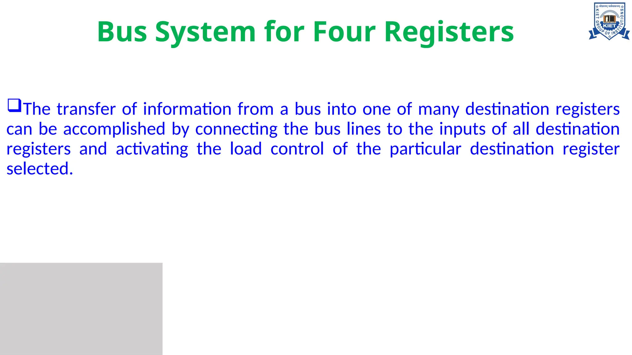 Bus system using Multiplexer in COA .ppt