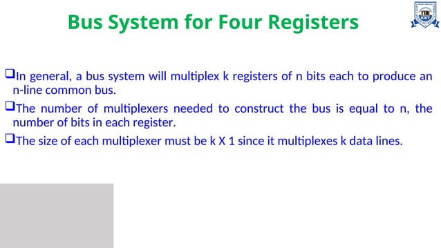 Bus system using Multiplexer in COA .ppt