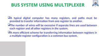 Bus system using Multiplexer in COA .ppt