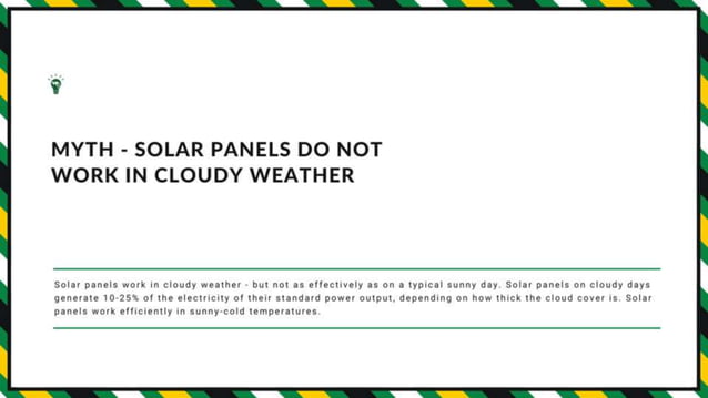 Busted - Solar energy myths and misconceptions.pptx | Gas and Electric ...
