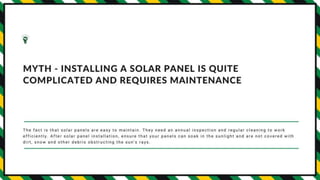 Busted - Solar energy myths and misconceptions.pptx | Gas and Electric | Home Utilities