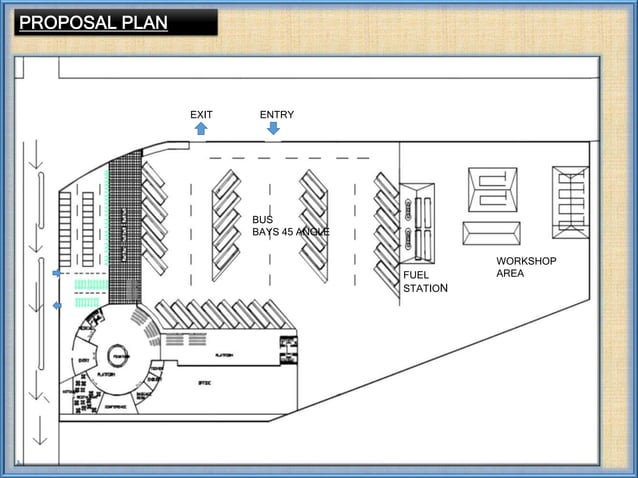 Bus terminal redevelopment | PPTX