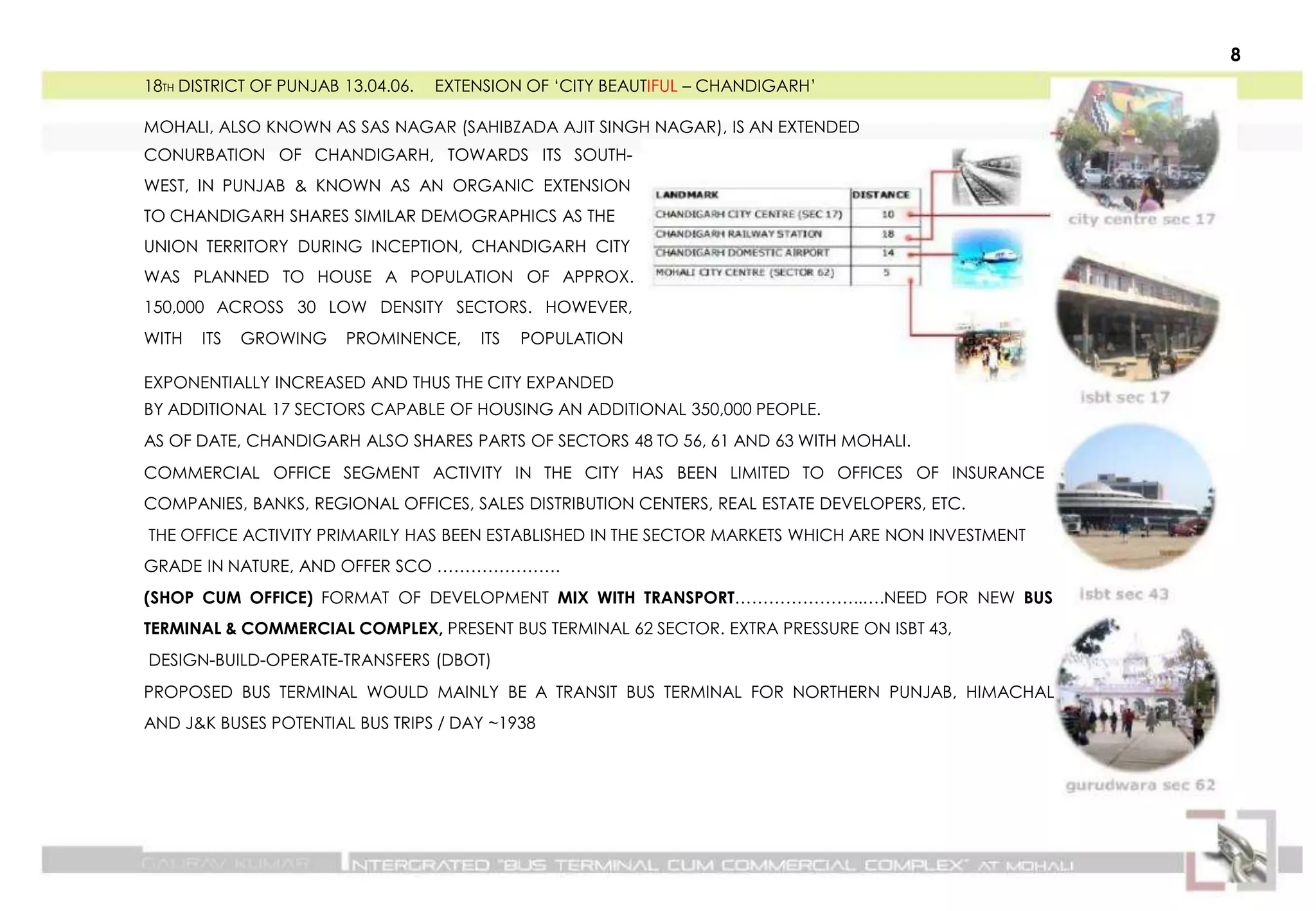 Bus terminal+commercial complex+isbt+india ppt show | PPS