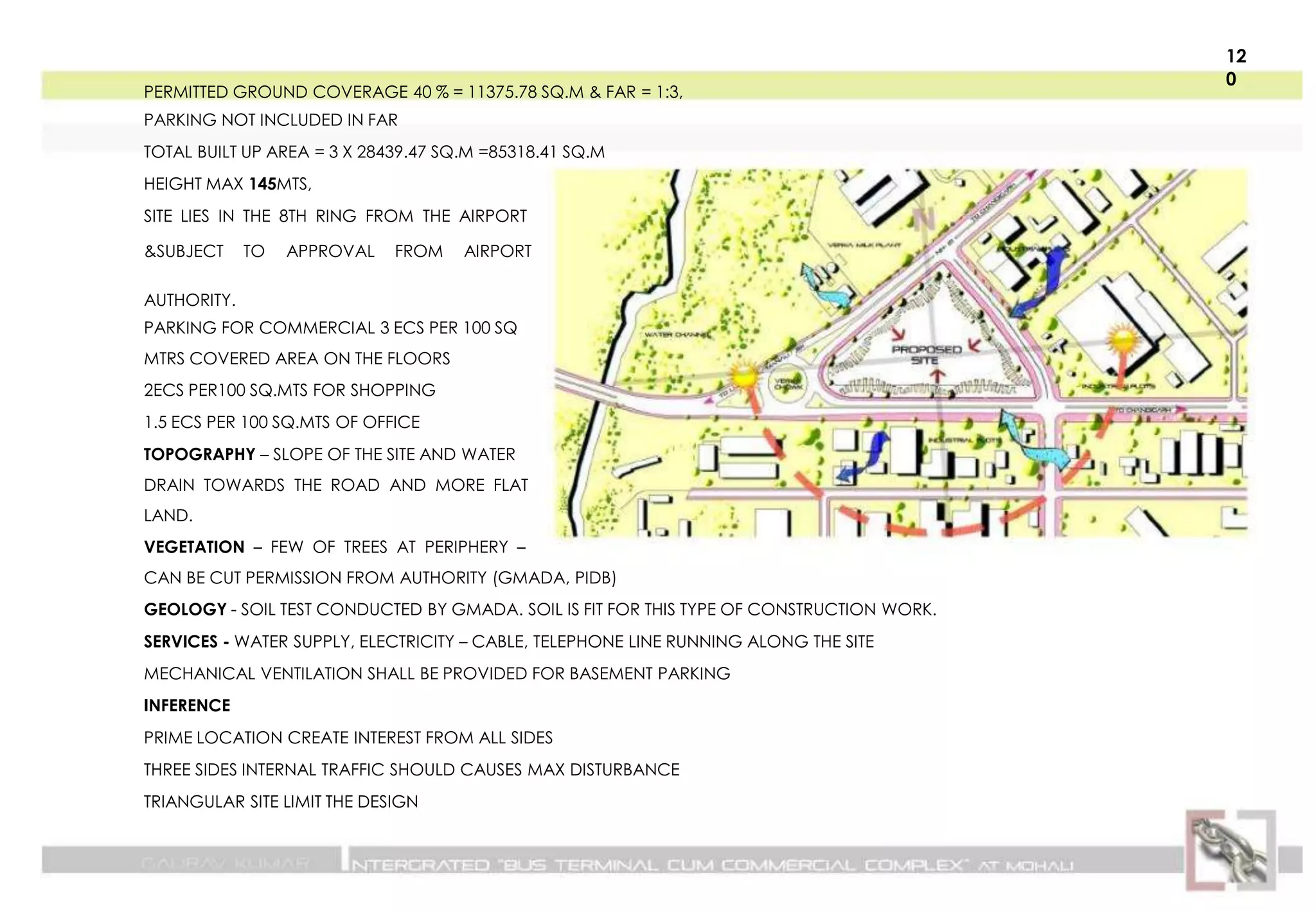Bus terminal+commercial complex+isbt+india ppt show | PPS