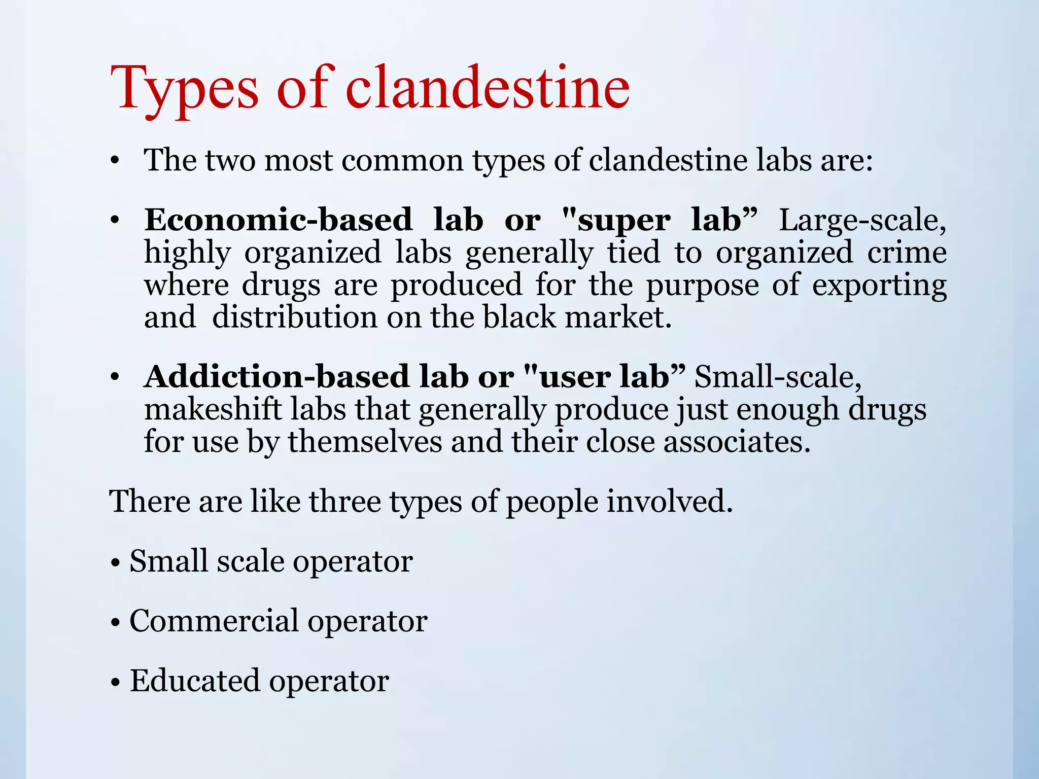 Busting of Clandestine Labs.pptx