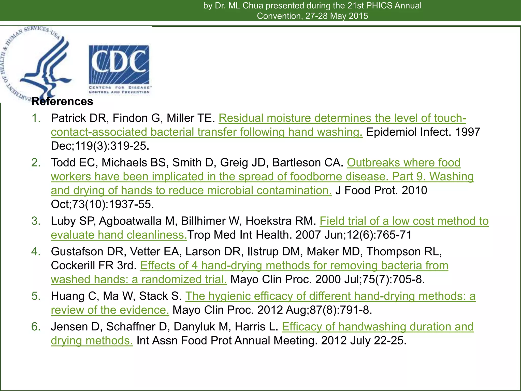 Busting the myths in infection control | PDF