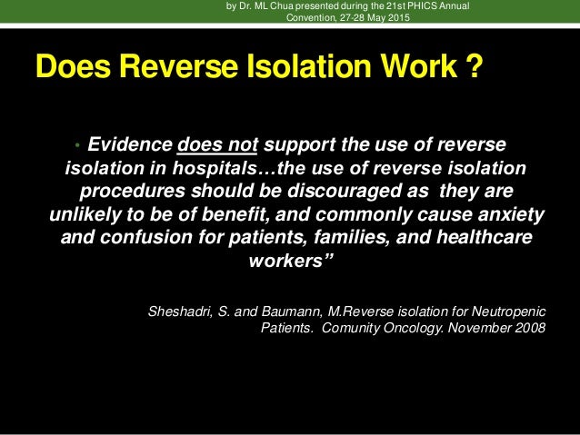 Reverse Isolation Neutropenic