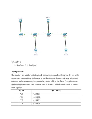 Bus topology | PDF
