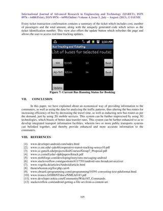 Bus tracking and ticketing system 2-3-4-5-6-7-8-9-10 | PDF