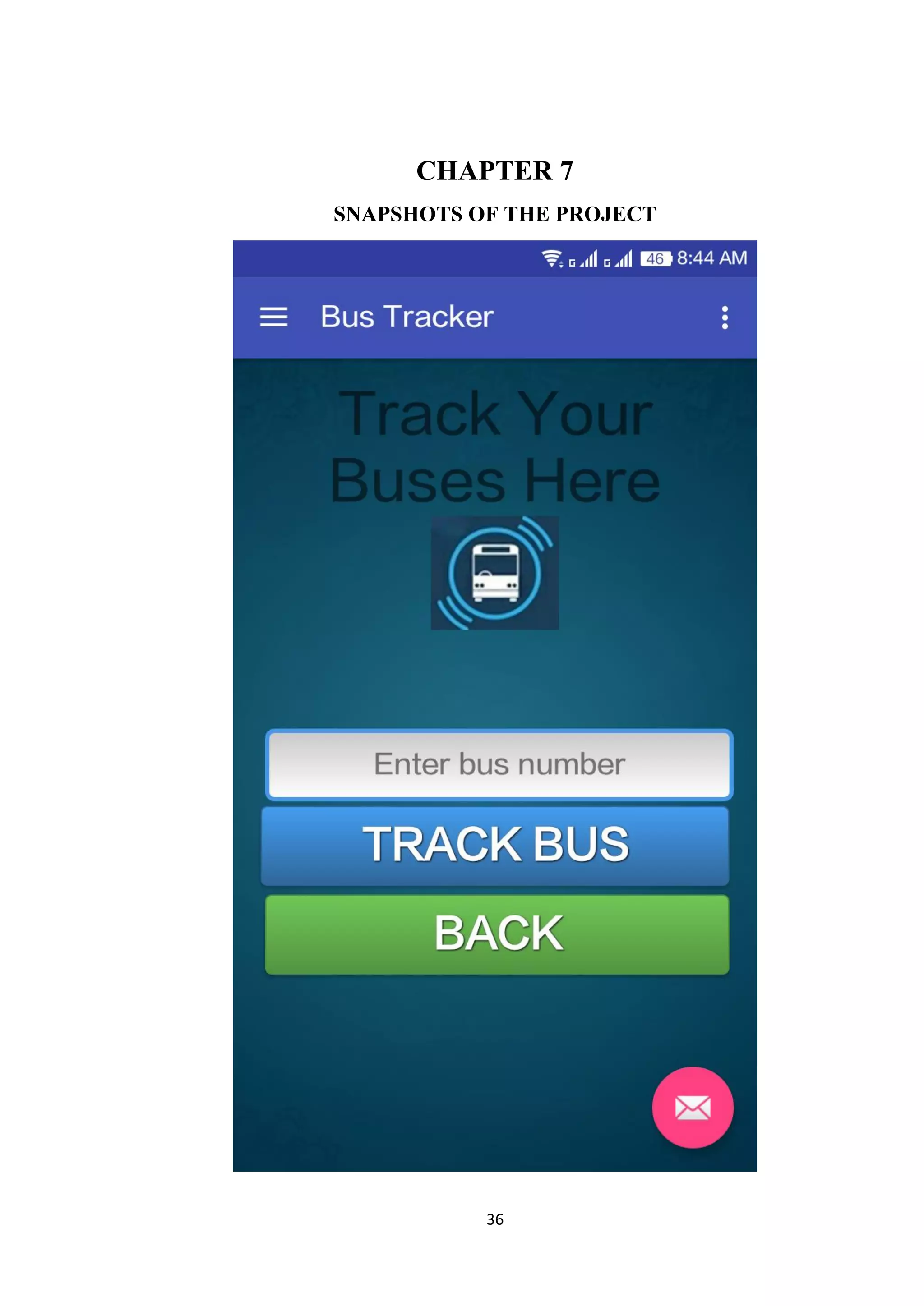 Bus Tracking Application Project Report Pdf Operating Systems Computer Software And