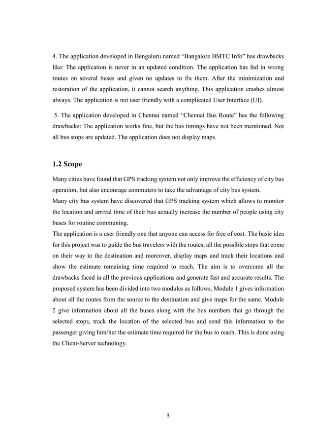 Bus Tracking Application Project Report Pdf Operating Systems Computer Software And