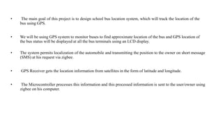 Bus tracking system | PPTX