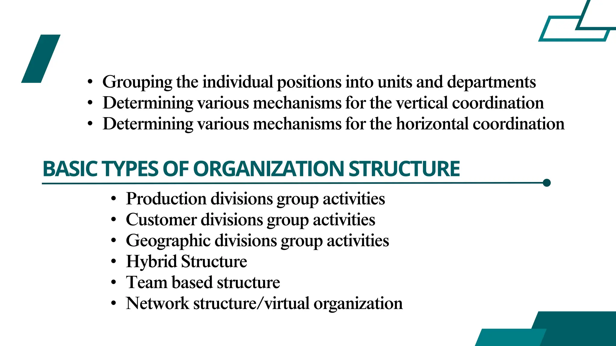ORGANIZATIONAL STRUCTURE AND CONTROL SYSTEM | PPTX