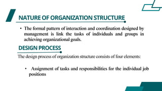 ORGANIZATIONAL STRUCTURE AND CONTROL SYSTEM | PPTX | Large Business ...