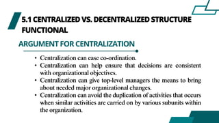 ORGANIZATIONAL STRUCTURE AND CONTROL SYSTEM | PPTX | Large Business ...