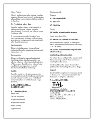 Busulfan 2 mg tablets smpc taj pharmaceuticals | PDF | Blood Disorders ...