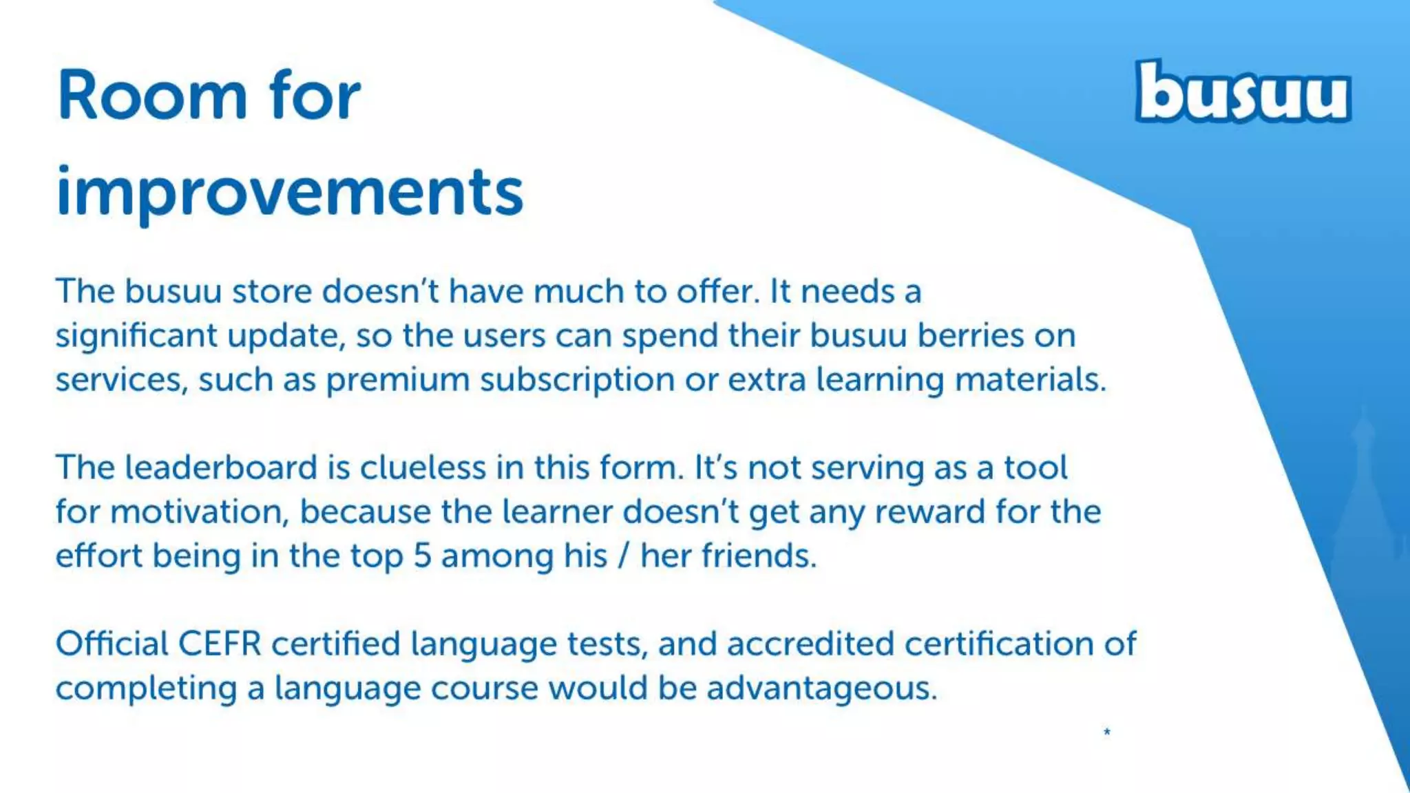 Busuu product description | PPTX