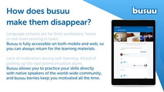 Busuu product description | PPTX