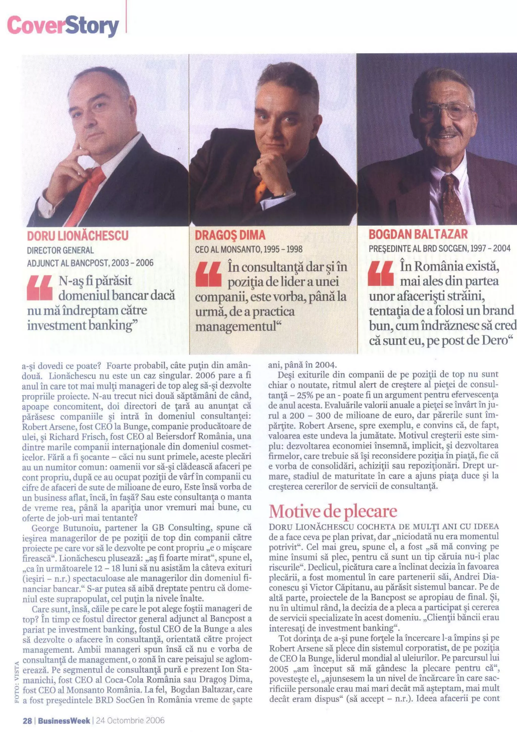 Consultant cu CV de CEO, Business Week, # 21, Oct 2006 | PDF
