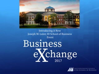 BusX: A Business Exchange Conference | PPTX