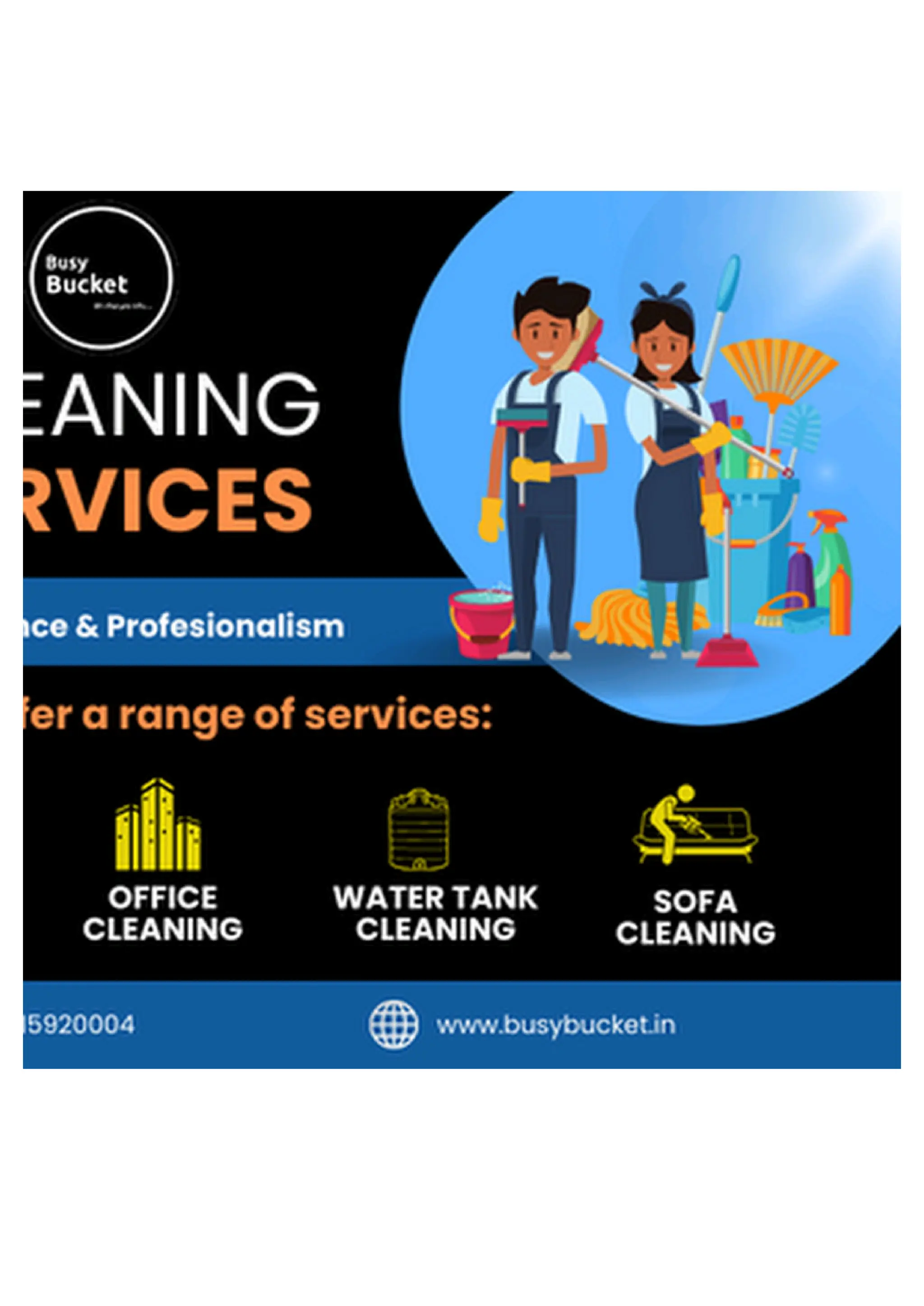 busy bucket Professional cleaning services | PDF