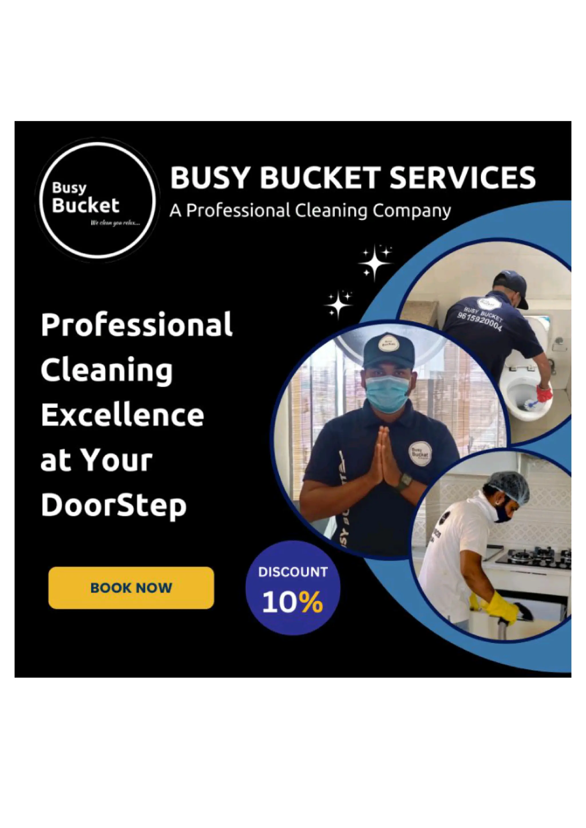 busy bucket Professional cleaning services | PDF