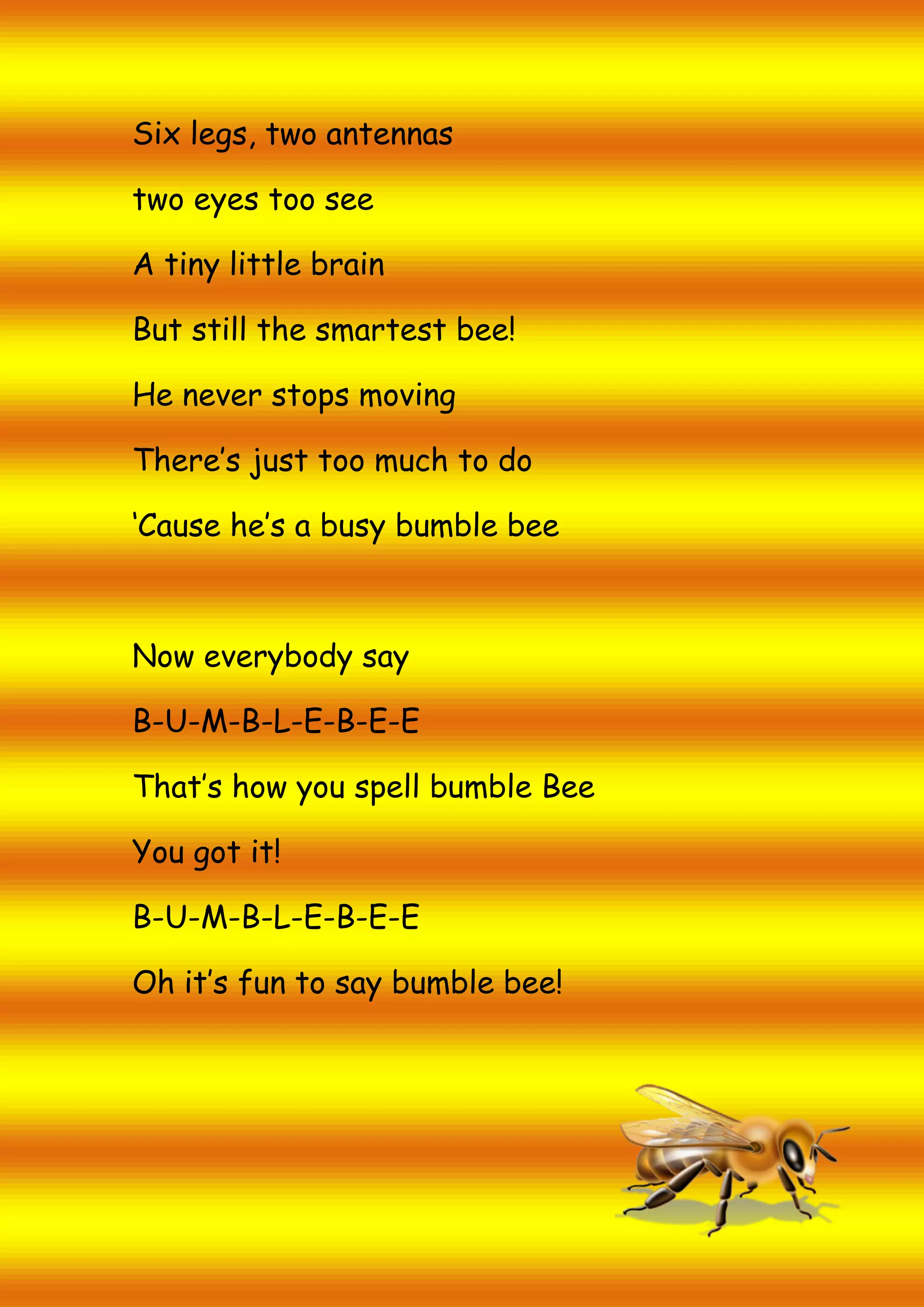 Busy bumble bee | PDF