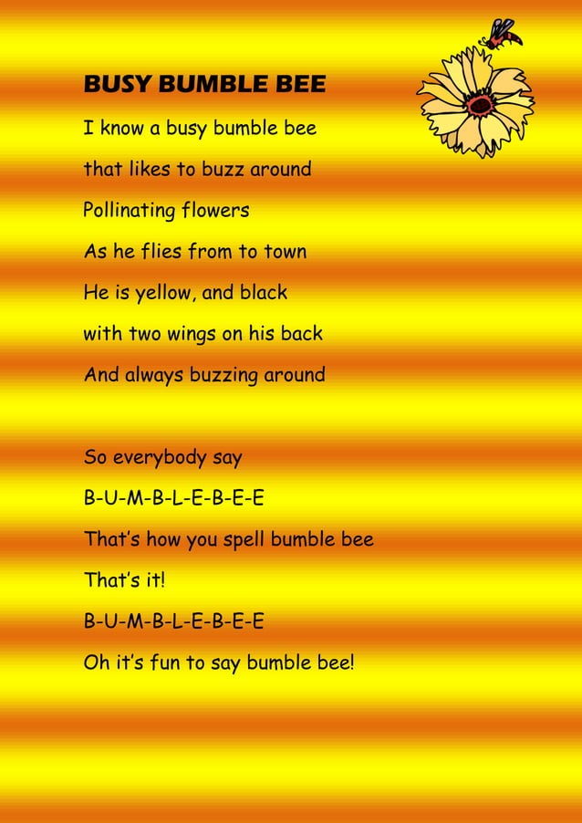 Busy bumble bee | PDF