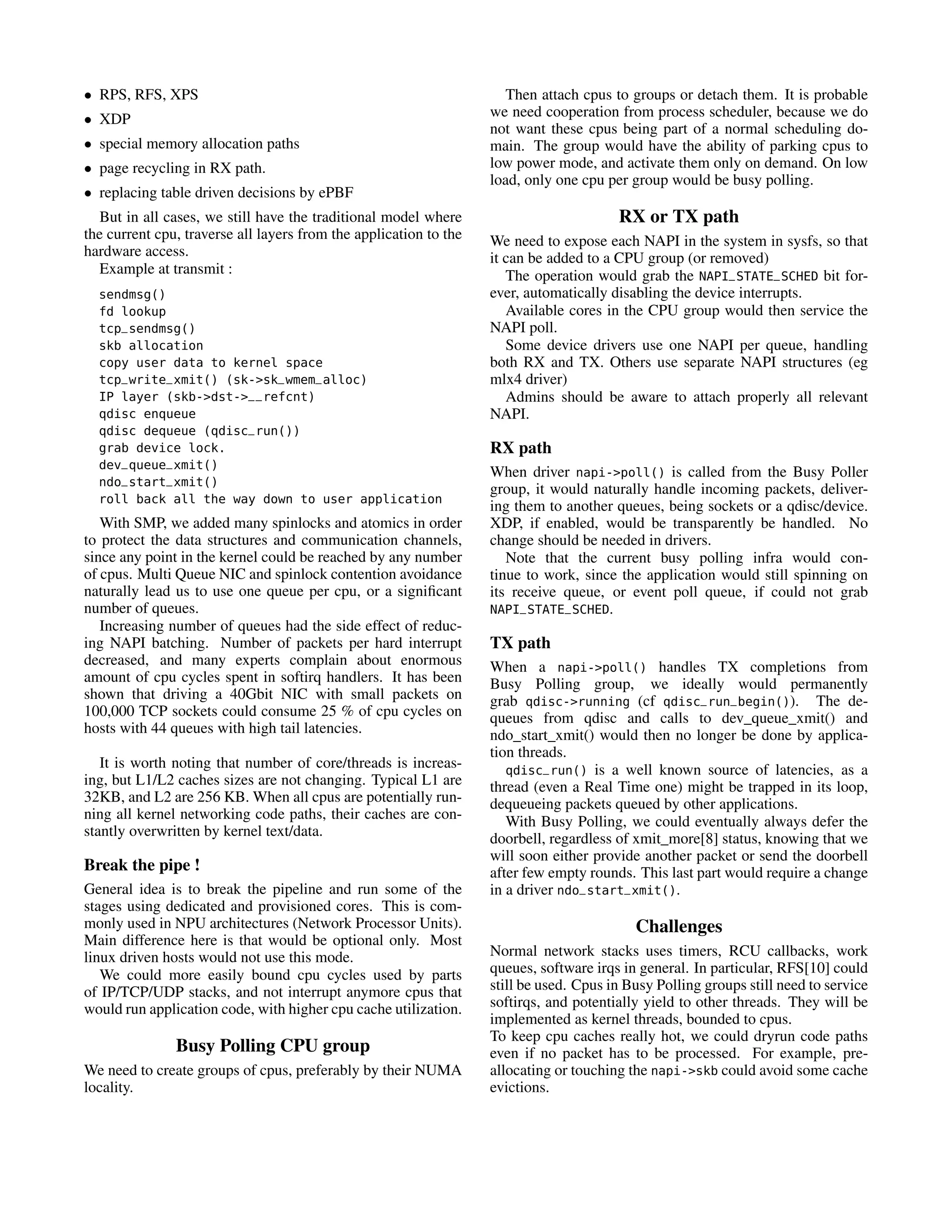Busy Polling: Past, Present, Future | PDF