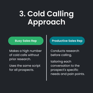 Busy Sales Reps VS Productive Sales Reps | PDF