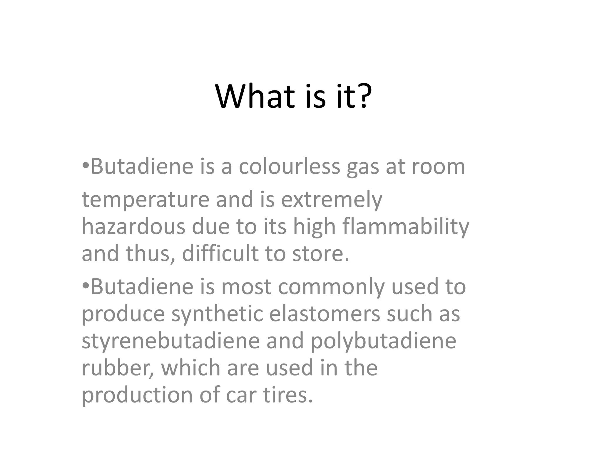 Butadiene | PPTX