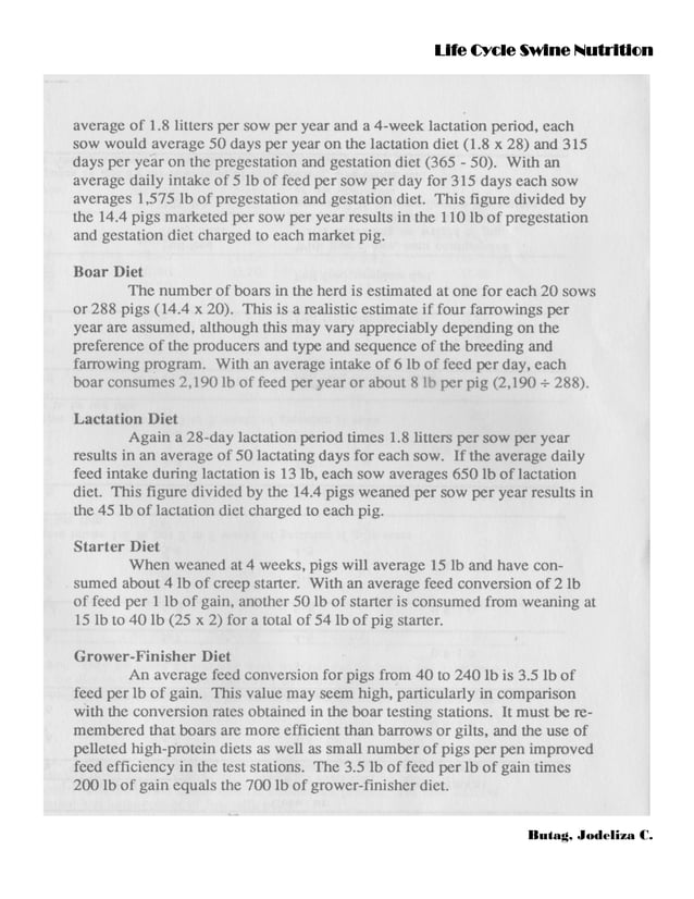 Life Cycle Swine Nutrition | PDF | Nutrition | Healthy Living
