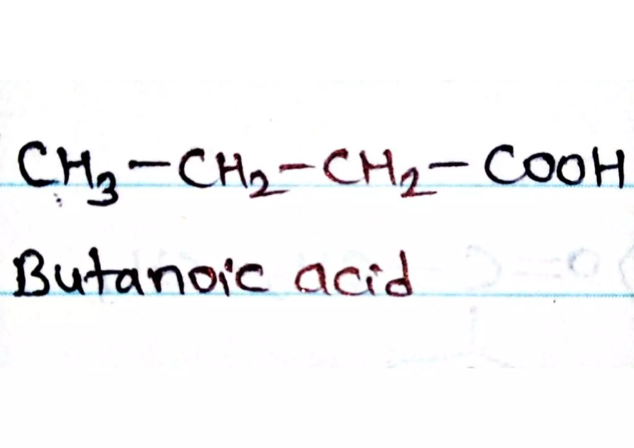 Butanoic acid | PDF