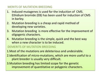 Mutation breeding | PPTX