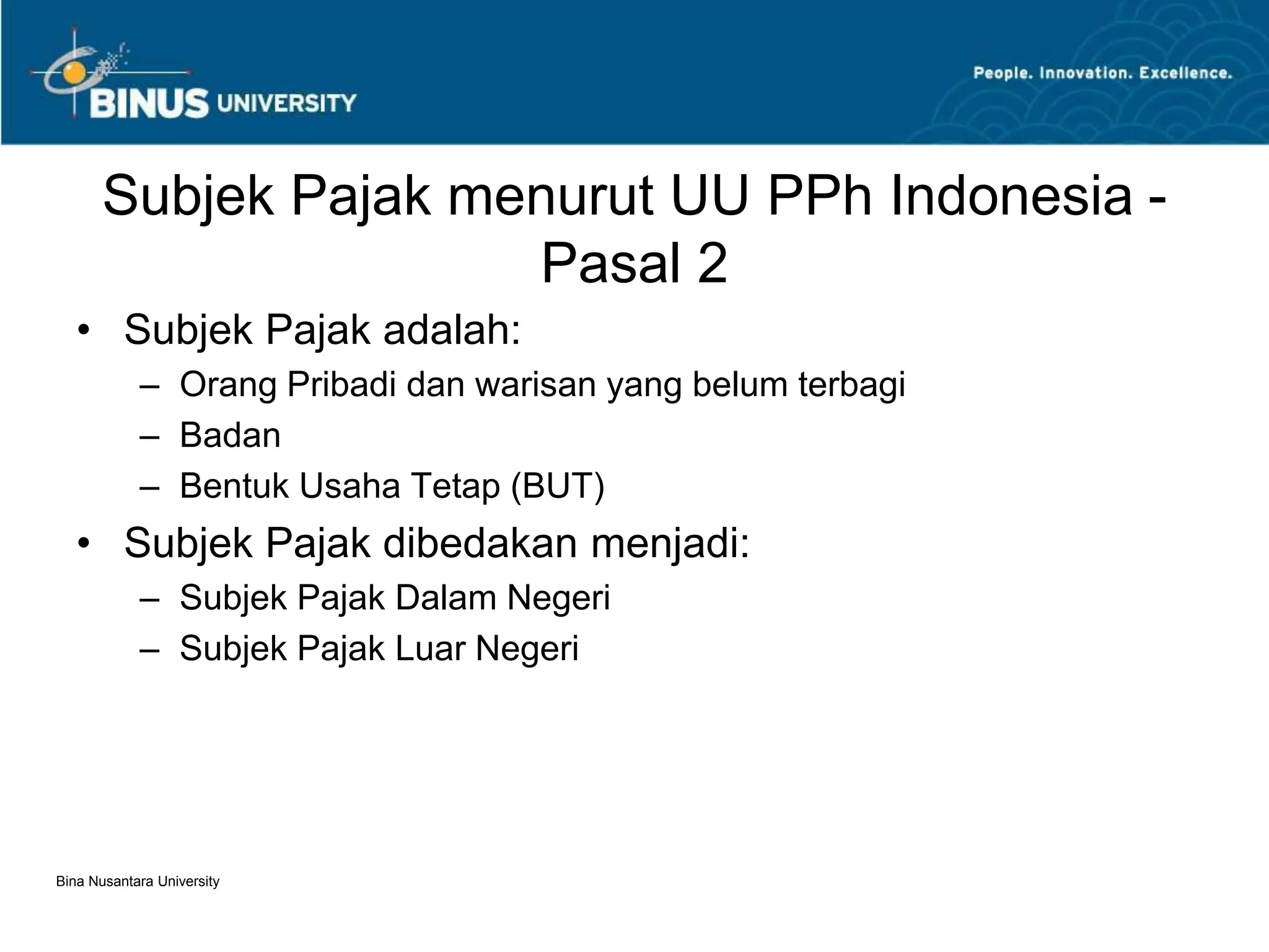 Bentuk Usaha Tetap Bina Nusantara Uni.ppt