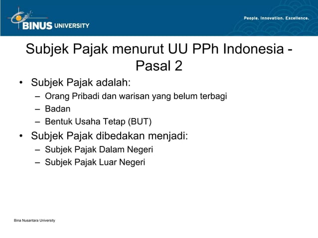 Bentuk Usaha Tetap Bina Nusantara Uni.ppt