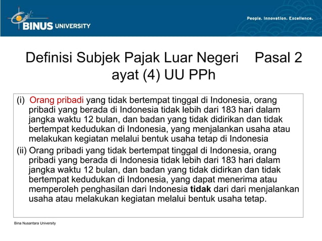 Bentuk Usaha Tetap Bina Nusantara Uni.ppt