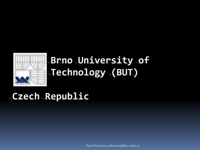 But (brno university of technology) | PPTX