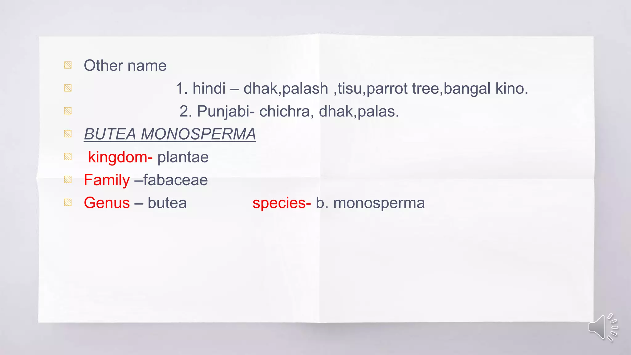 Butea monosperma (ankit sharda) | PPT