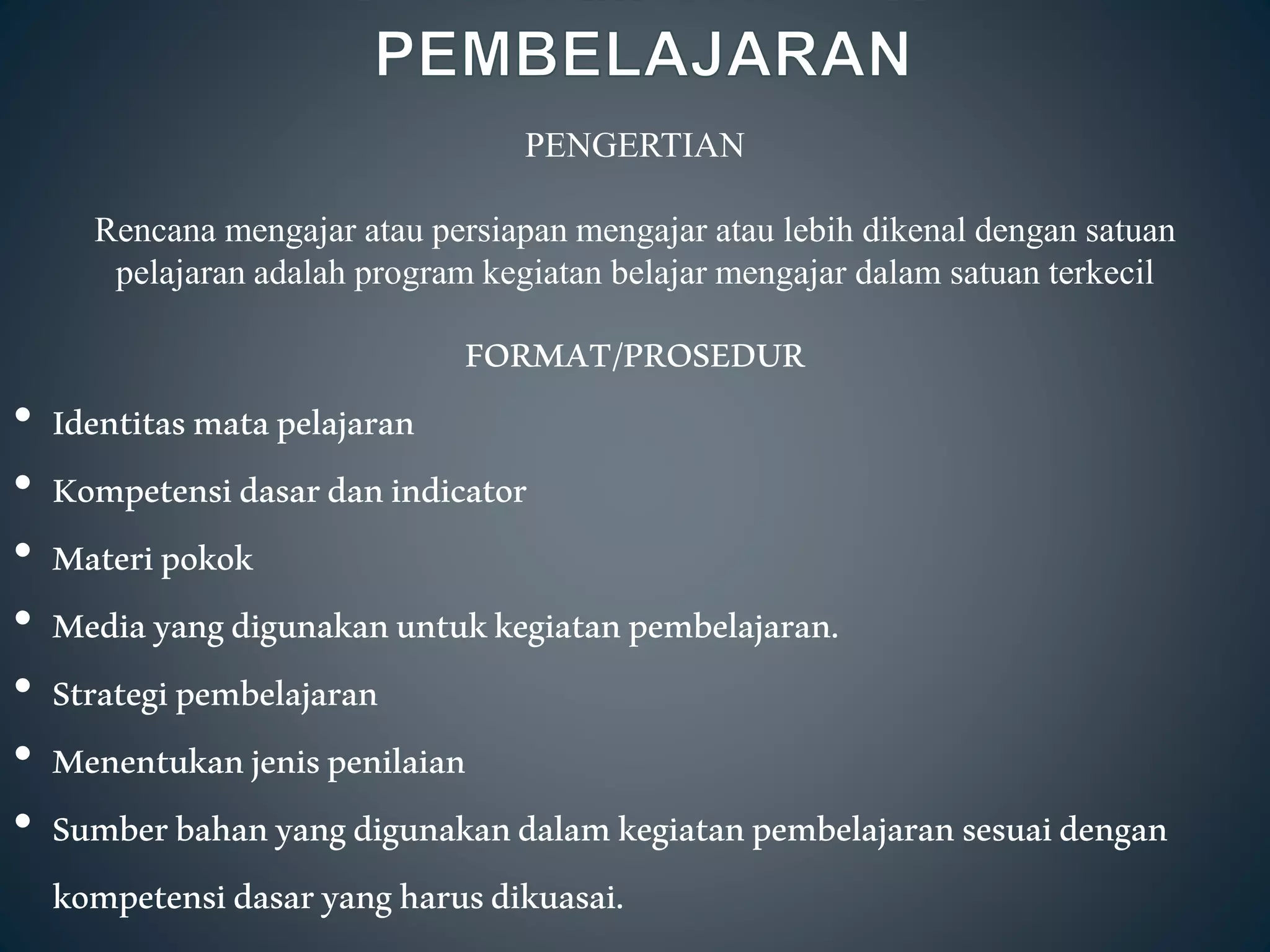Pengertian dan fungsi program pengajar dalam pembelajaran | PPTX