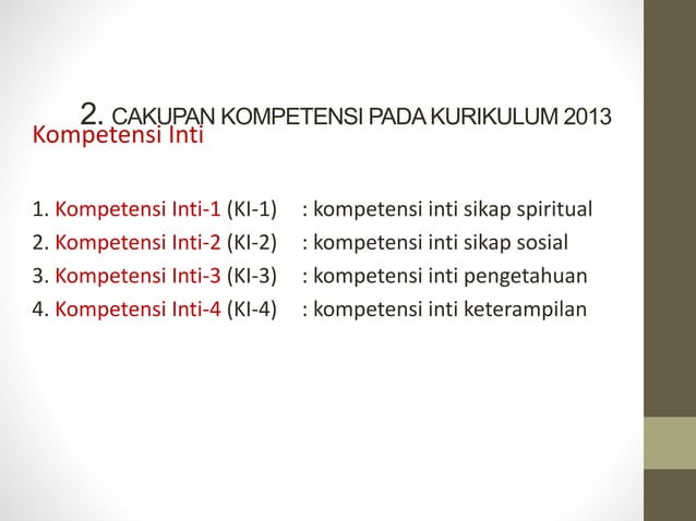 Butir butir penting implementasi kurikulum (utama) | PPT