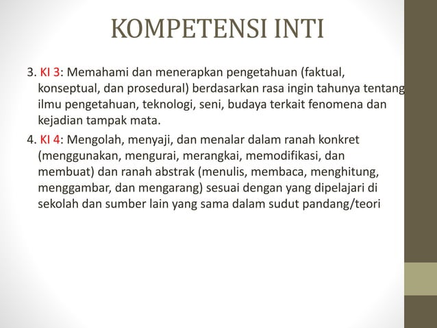 Butir butir penting implementasi kurikulum (utama) | PPT