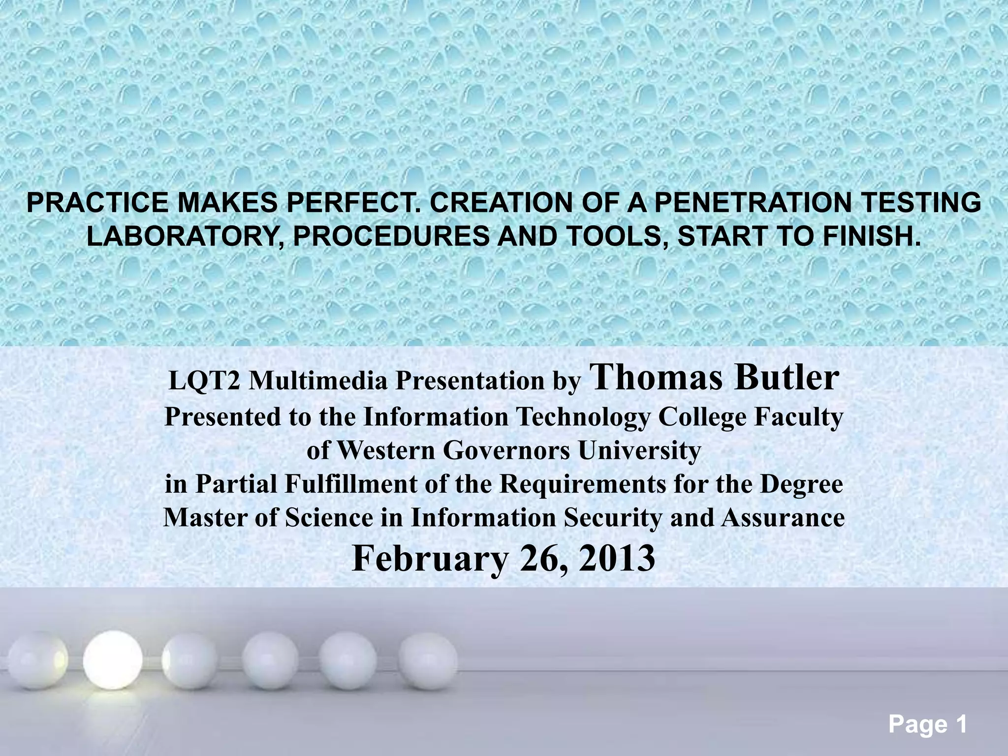 Butler | PPTX