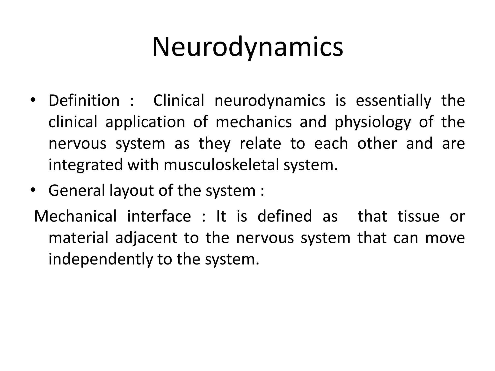 neural mobilization | PPTX